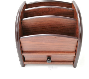 Flipkart.com | PRINCE SALES 4 Compartments Wooden Stationery Holder ...