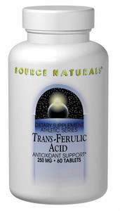 Source Naturals Trans-Ferulic Acid, 250 mg, 60 Tablets Price in India ...