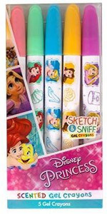 Scentco Disney Princess Sketch & Sniff Scented Gel Crayons 5-Pack ...