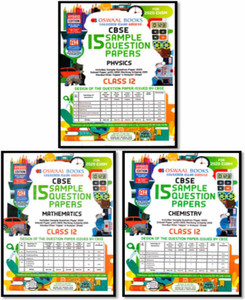 Oswaal Cbse Class-12 3-Books Set (Pcm)Sample Papers- 2020: Buy Oswaal ...
