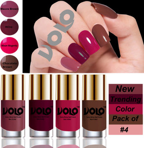 Volo Dazzling Glow Long Stable High Definition Nail Polish Combo Set ...