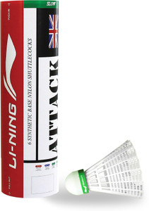 LI-NING Attack Nylon Shuttle - White - Buy LI-NING Attack Nylon Shuttle ...