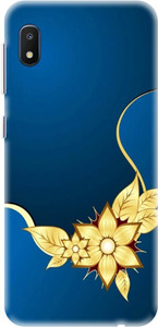 PNBEE Back Cover for Samsung Galaxy A10e, SM-A102U - Golden Flower Blue ...