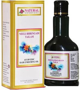 natural ayurveda Neeli Bhringadi Thailam Hair Oil - Price in India, Buy ...