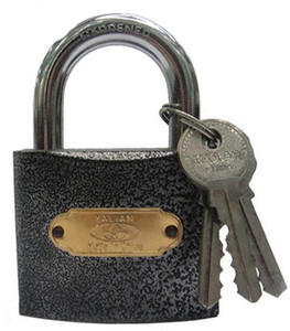 VK MART Black Pressing Padlock with 3 Keys (63mm) Padlock - Buy VK MART ...