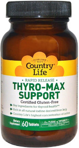 Country Life Thyro-Max Support, 60 Tablets Price in India - Buy Country ...