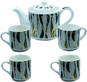 Kitko Pack of 5 Ceramic Somny Microwave safe Ceramic Morning Tiger ...