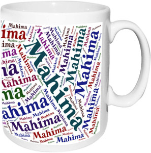 alwaysgift Mahima Name white Birthday & Anniversary Gift Ceramic Coffee ...