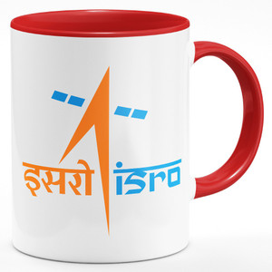 ANDV ISRO Logo Printed Inner Colored (M-BIA0190CEB) Ceramic Coffee Mug ...