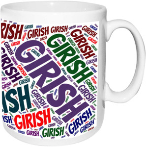 alwaysgift Girish Name white Birthday & Anniversary Gift Ceramic Coffee ...