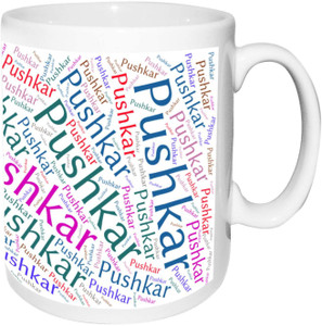 Jayaanu Pushkar Name white Birthday & Anniversary Gift Ceramic Coffee ...