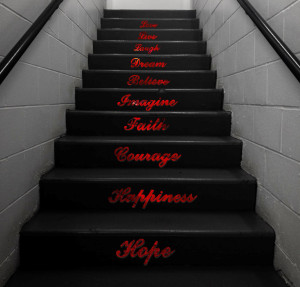 SUDARSHAN DESIGNS 74 cm Faith Hope Happiness English Words Letters Wall ...