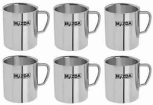 Mazda Classic Large Cup Stainless Steel Coffee Mug Price in India - Buy ...