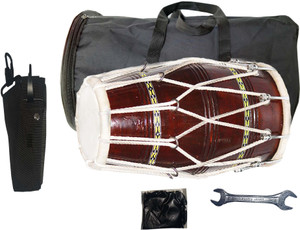 RAM musical Half Set Dholak With Full Tool Kit Nut & Bolts Dholak Price ...