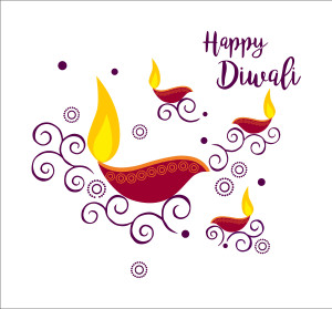 DECOR KAFE 30 cm Diya Stickers For Diwali Special - apply them on your ...