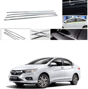 PRTEK Lower Window Garnish (Chrome) Set of 4 Compatible with 136 Chrome ...