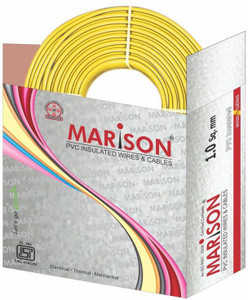 MARISON PVC 1 sq/mm Yellow 90 m Wire Price in India - Buy MARISON PVC 1 ...