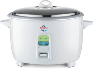 BAJAJ RCX 42 4.2 L Electric Rice Cooker with Steaming Feature Price in ...
