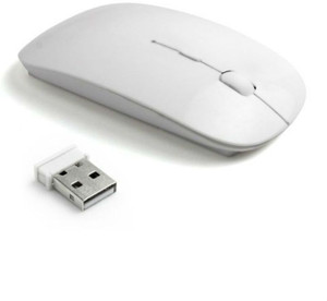 RIVER FOX Ultra-Thin Wireless Mouse Wireless Ambidextrous Optical ...