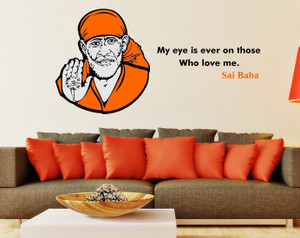 Wallroom 100 cm Sai Baba Self Adhesive Sticker Price in India - Buy ...
