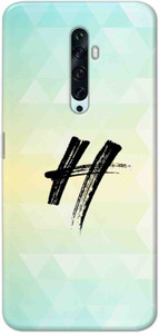 XPRINT Back Cover for Oppo Reno 2F - Alphabet H - XPRINT : Flipkart.com