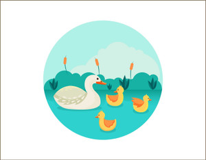 Day Decals 56 cm Cute Little Ducks Sticker Self Adhesive Sticker Price ...