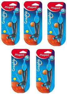 Maped Graphic 360° - with Universal Holder Compass And Pencil-set of 5 ...