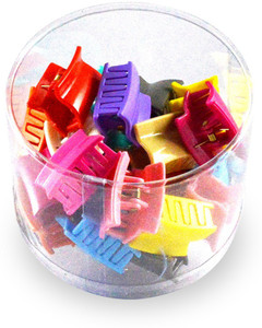 adbeni Small Solid Hair Clutcher Clip For Women Pack of 24 Hair Claw ...