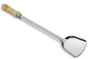 SAIFPRO Stainless Steel Chinese Palta 15" With Wooden Handle Mixing ...