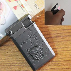 Orelius Fire Pocket Size Metal Body Jet Flame Transformer Ligter Steel ...