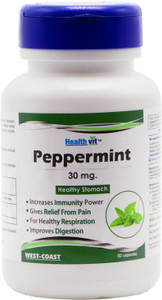 HealthVit Peppermint 30mg Healthy Stomach – 60 Capsules Price in India ...