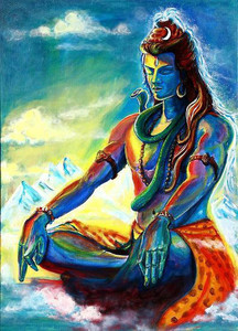 tion's Lord Shiva Poster Size (18" x 12" x 0.1"). Paper Print ...