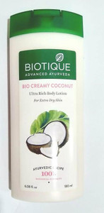 BIOTIQUE bio creamy coconut ultra rich body lotion 180 ml - Price in ...