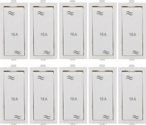 CONA 9391 Status ISI Mark 2 Way Switch 16 Amperes White (Pack of 10 ...