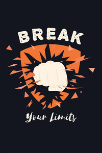 Break Your limits | HD Motivational Wall Poster | Inspirational Quotes ...