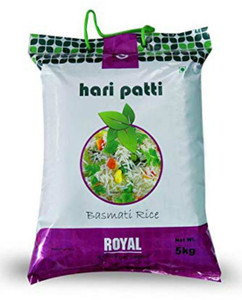 Hari Patti ROYAL BASMATI RICE 5 KG Basmati Rice (Long Grain, Steam ...