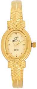 Qmax Golden Dial Girl's & Women's Watch Analog Watch - For Women - Buy ...