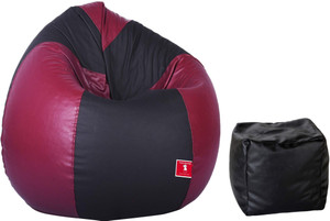 ComfyBean Jumbo Free Footrest Teardrop Bean Bag With Bean Filling Price ...