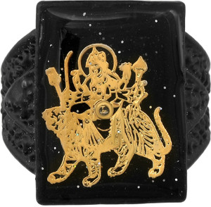 RN Brass Black Satin finish laminated Gold coated, Lord Sherawali Mata ...