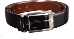 Khadim Men Casual Black Genuine Leather Belt Black - Price in India ...
