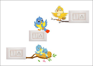 Decor studio 12 cm Decorative Multicolour Switch Board Light Board ...