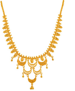 PC Chandra Jewellers GLN 711 Choker Yellow Gold Precious Necklace Price ...
