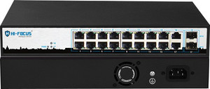 HI-FOCUS HF-SGFH16-300W 16 Ports 100 Mbps Smart Network Switch - HI ...