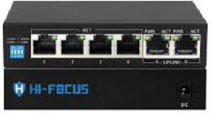 HI-FOCUS HF-SH04-60W 5 Ports 100 Mbps Smart Network Switch - HI-FOCUS ...
