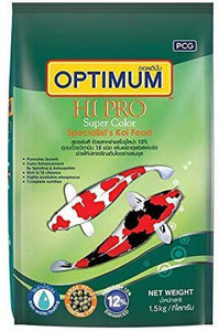 PCG Optimum Hi Pro Super Colour - Koi and Goldfish Food - 1.5kg ...