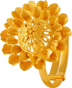 PC Chandra Jewellers GOLDLITES 22kt Yellow Gold ring Price in India ...