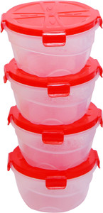 Flipkart.com | Lush Unbreakable Transparent 200 ml Container Red Pack ...