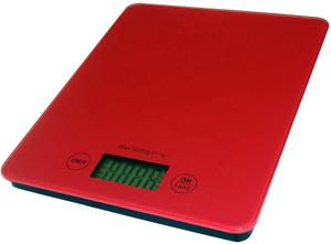 KAMALY 1gm to 5kg Electronic Kitchen Weighing Scale-Red Weighing Scale ...