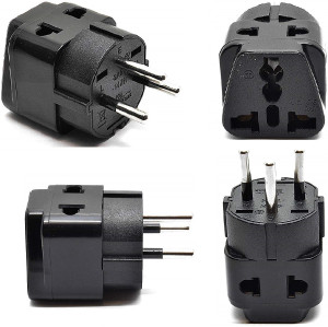 OREI India to Israel, Gaza, Palestine Type H Travel Adapter Plug - 2 in ...