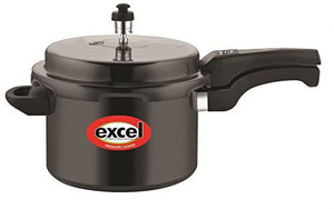 Excel Booster Hard Anodized Aluminum Pressure Cooker 1.5 L Outer Lid ...